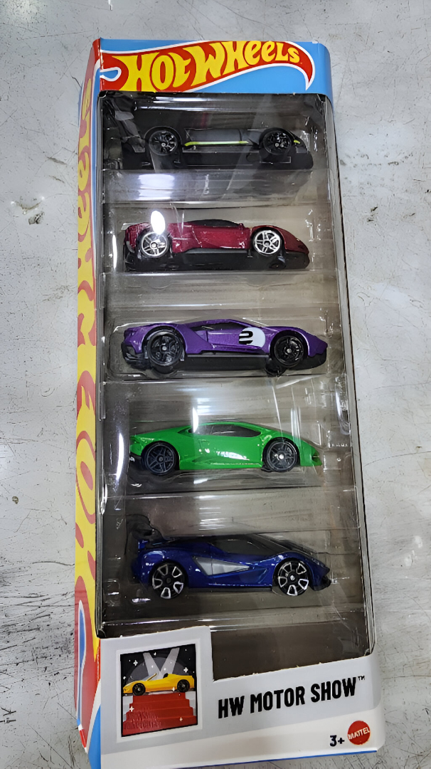 Hot Wheels HW Motor Show - Pack of 5 - gaurstrendy
